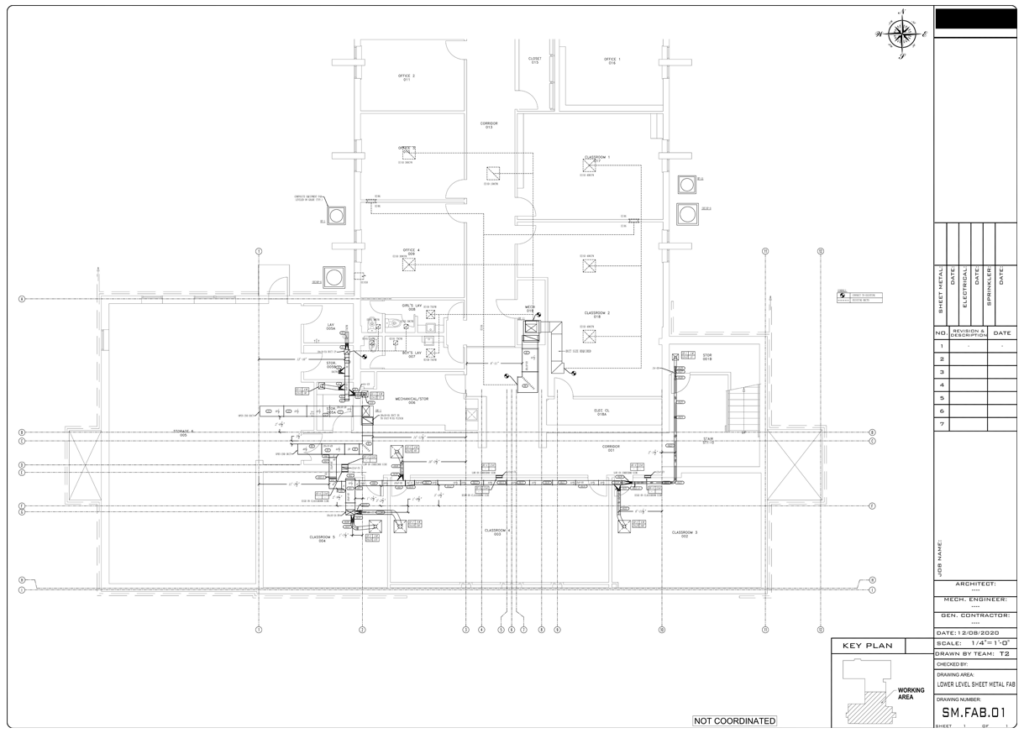 Sheet Metal Shop Drawings Services